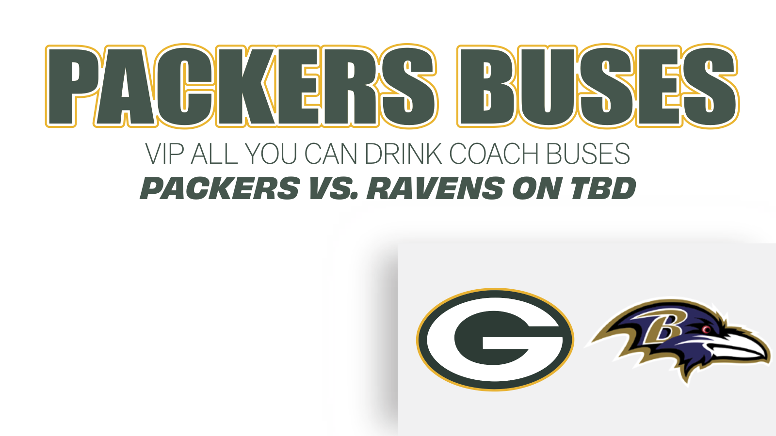Packers vs. Ravens Coach Buses in Milwaukee - Checkout