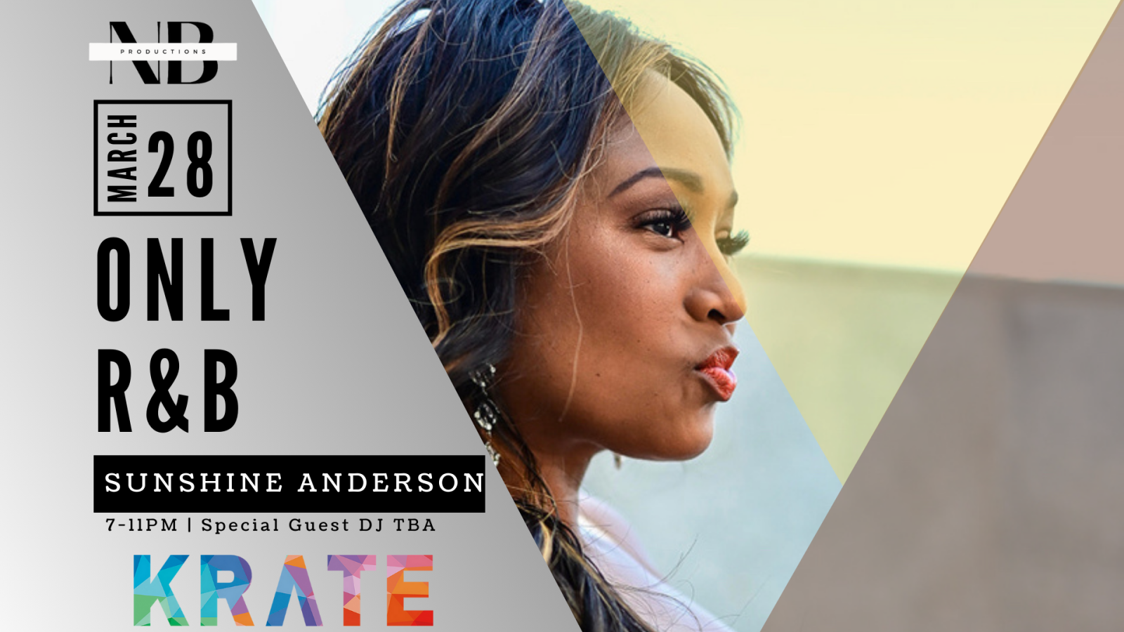 Only R&B @ KRATE - Sunshine Anderson performing Live! in Wesley Chapel ...