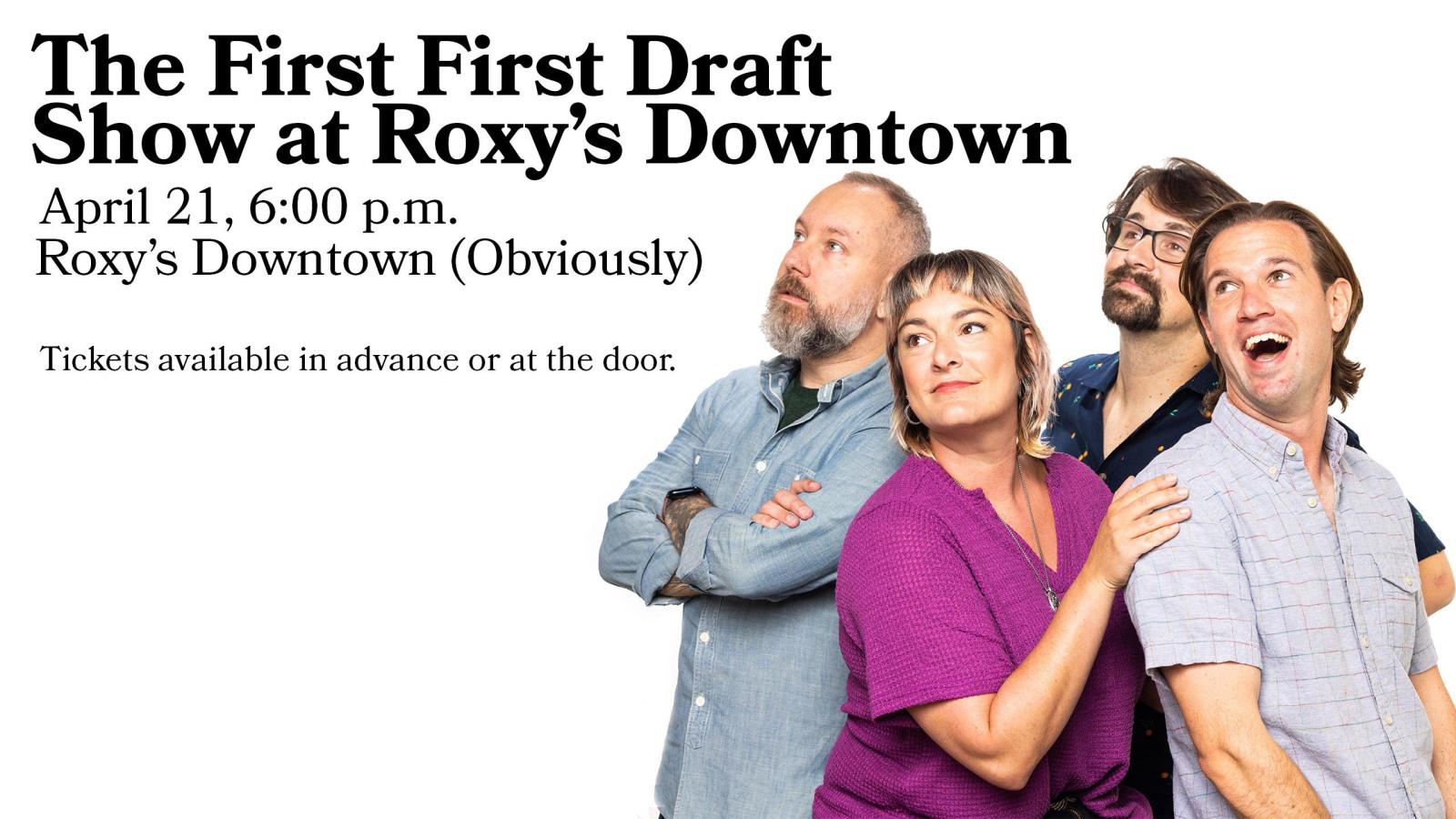 The First First Draft Show At Roxy's Downtown in Wichita - Checkout