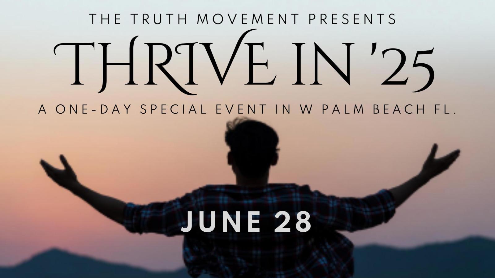 The Truth Movement Presents Thrive in '25 in West Palm Beach - Checkout