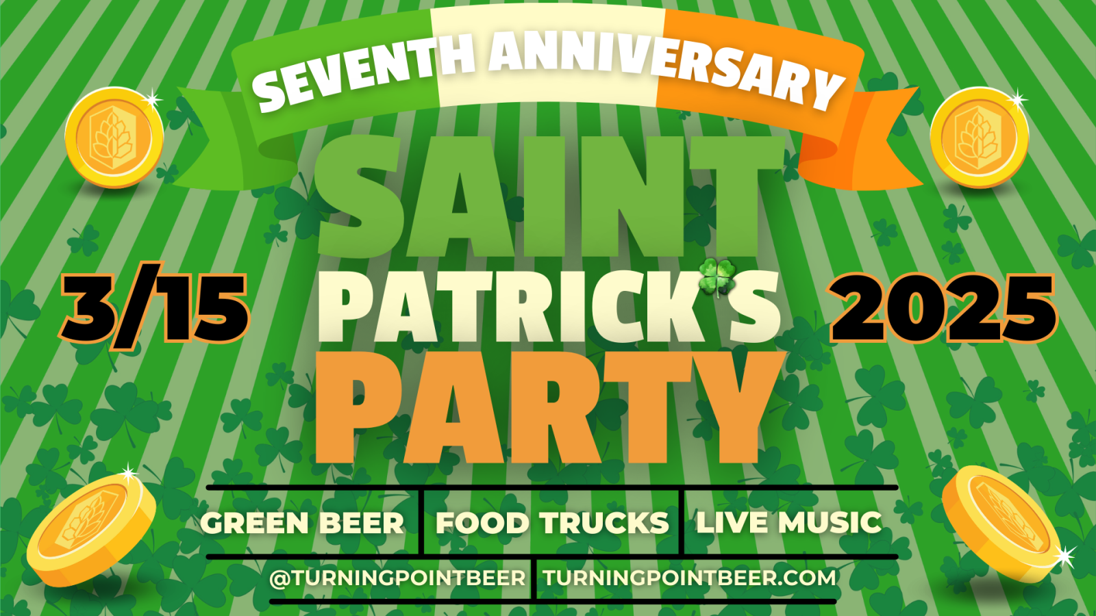 TPB Seventh Anniversary Party - St. Patrick's Day 2025 in Bedford ...