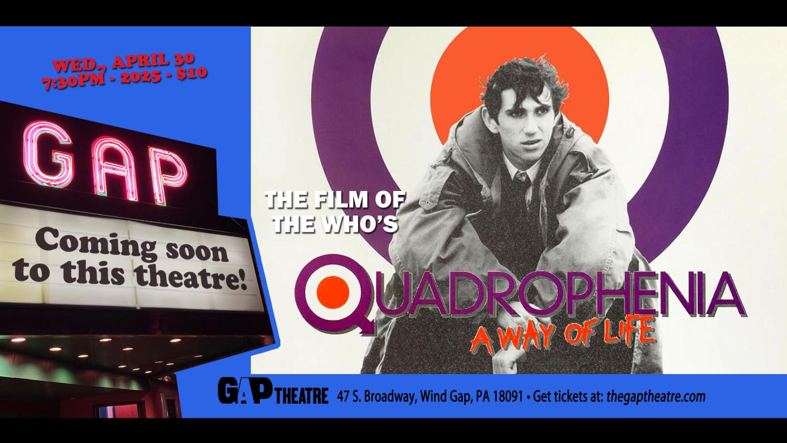 QUADROPHENIA (1979) in Wind Gap - Checkout